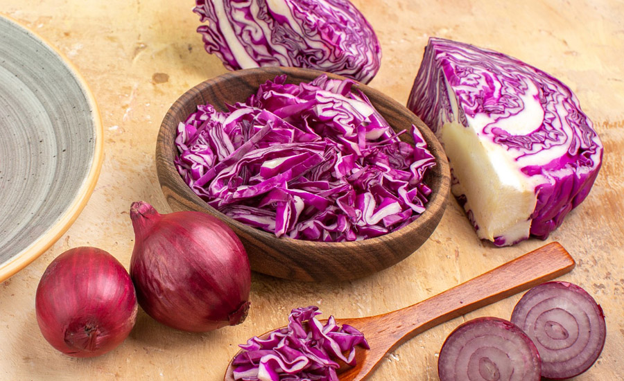 ≡ Salade de Chou Rouge : La Recette de Super Marmite